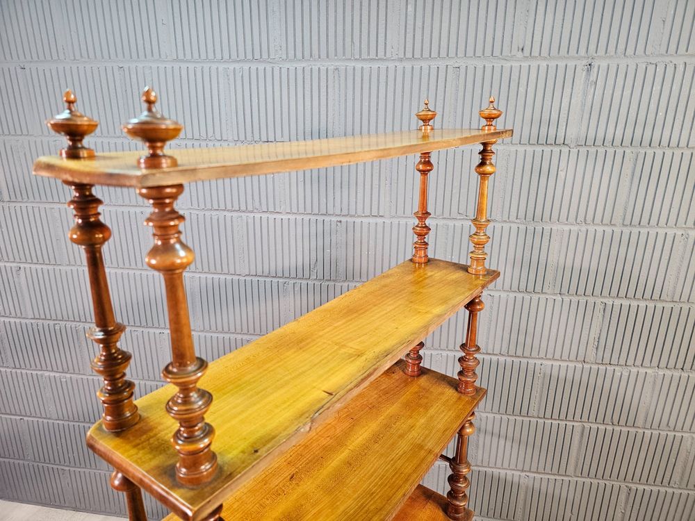 Louis Philippe Shelf, Antik Regal Nussbaum Stand-Holzregal | Kaufen auf ...