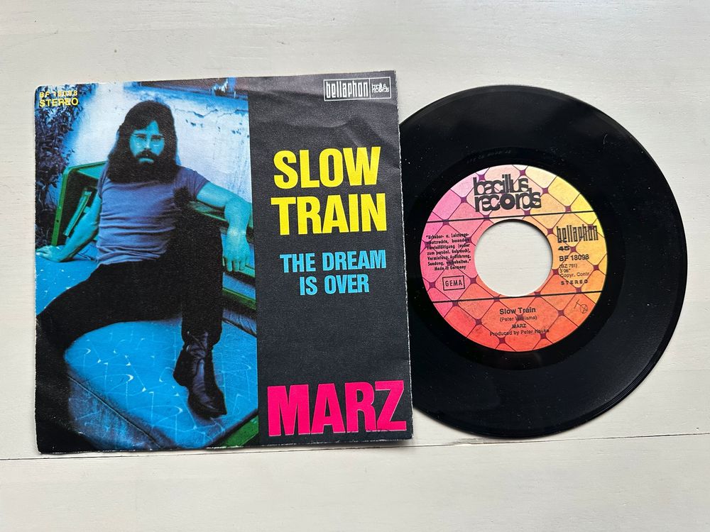 RAINER MARZ rare Slow Train Single Krautrock Progress Blues (Gebraucht ...