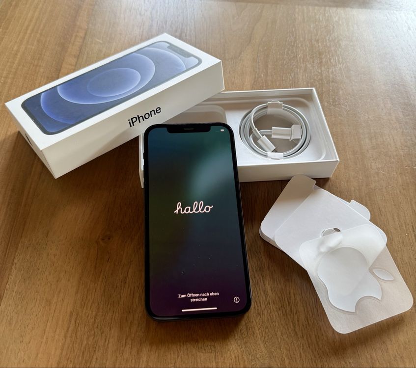 Apple iPhone 12, schwarz 128GB, super Zustand (Gebraucht) in Einigen ...
