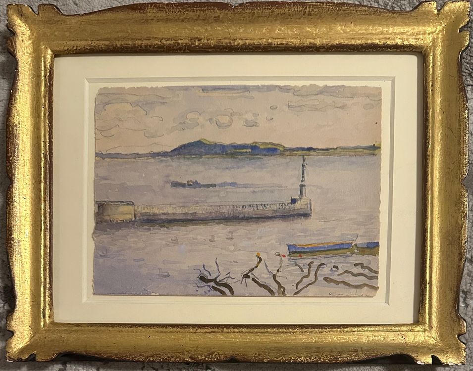 Octave Matthey (1888-1969) Seelandschafts Aquarell | Kaufen auf Ricardo