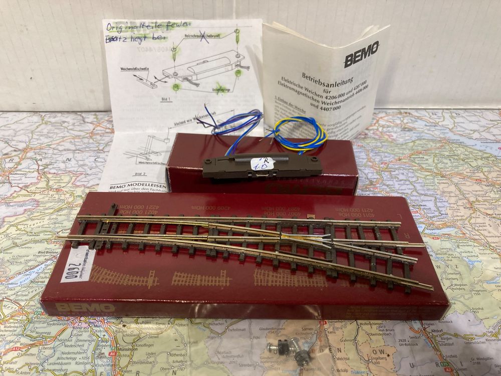 Bemo Rechts Weiche mit Weichenantrieb HOm (Gebraucht) in Jona für CHF 23 – mit Lieferung auf ...