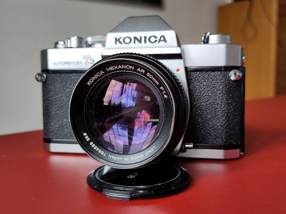 Konica Autoreflex T3 with Hexagon AR 50mm f1.4 (Gebraucht) in für CHF ...
