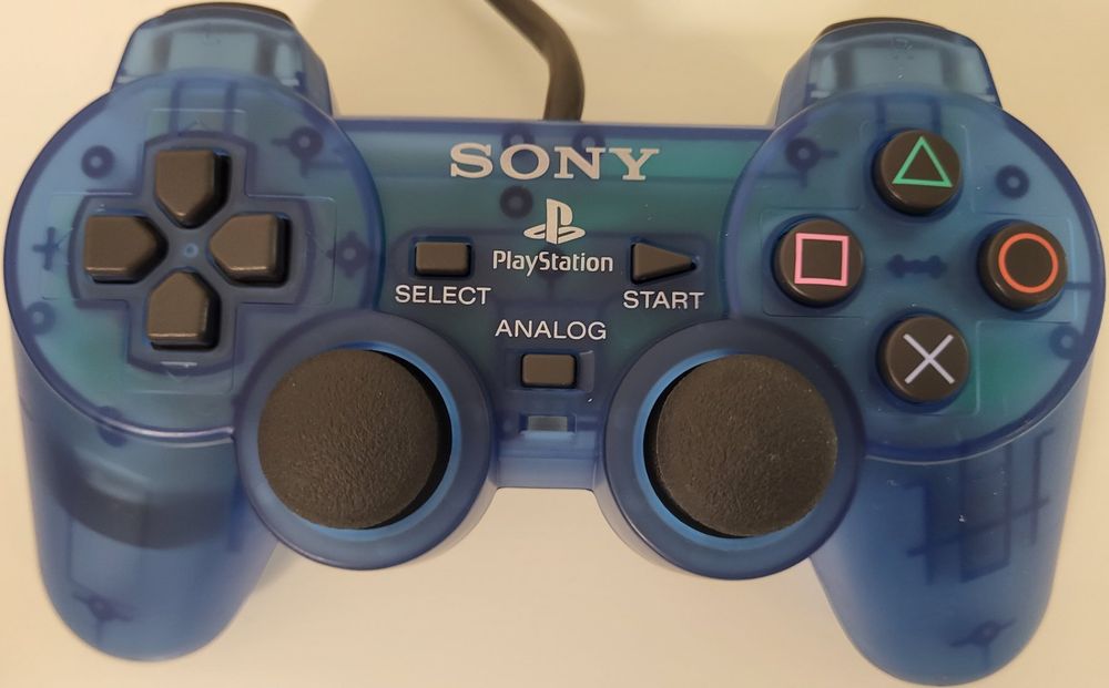 PS1 Controller transparent Blau | Kaufen auf Ricardo