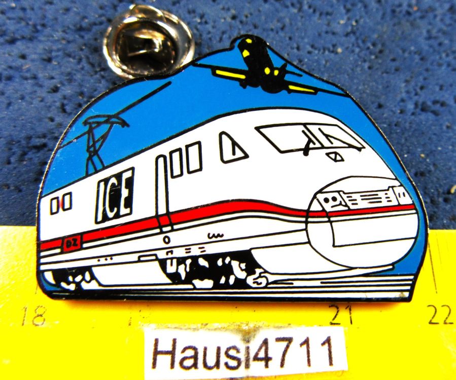 ICE ZUG BAHN + FLUGZEUG PIN ENAMEL TOP-QUALITÄT 40mm | Kaufen auf Ricardo