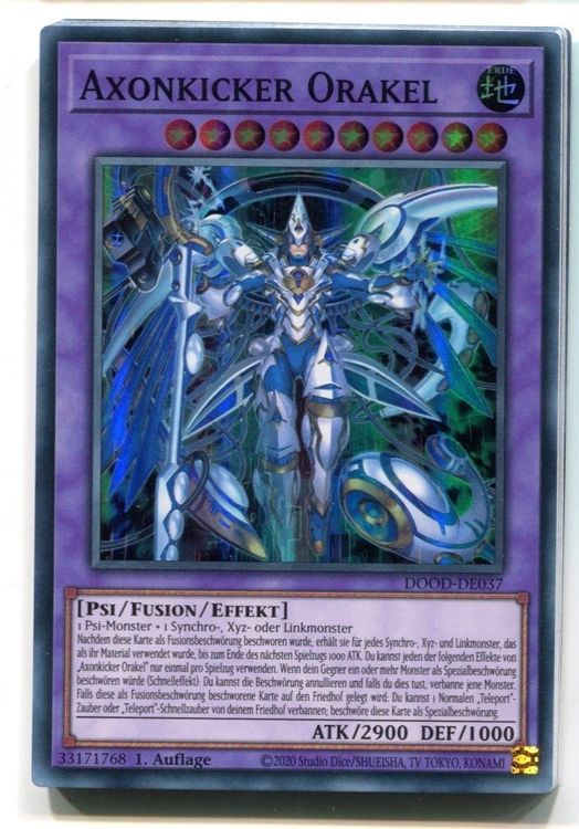 Yu-Gi-Oh! Axonkicker Orakel Super Rare DOOD-DE037 (Neu und ...