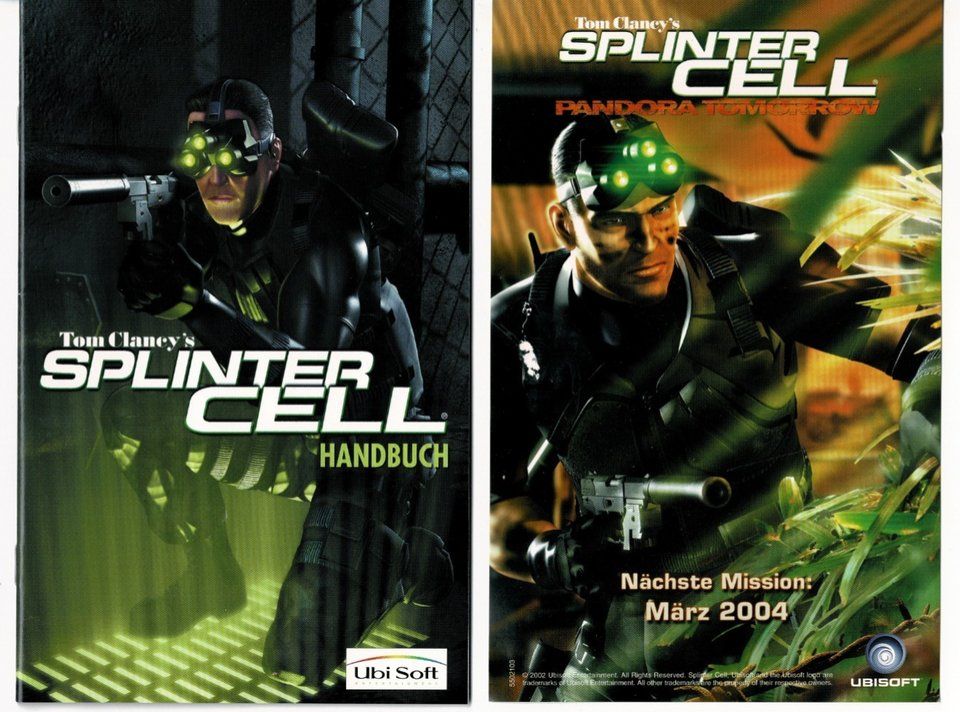 Tom Clancy's Splinter Cell (Platinum) mit Handbuch Deutsch! (Gebraucht ...