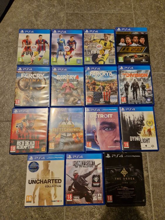15 PS4 Games (Gebraucht) in Oberwil BL für CHF 41 – mit Lieferung auf ...