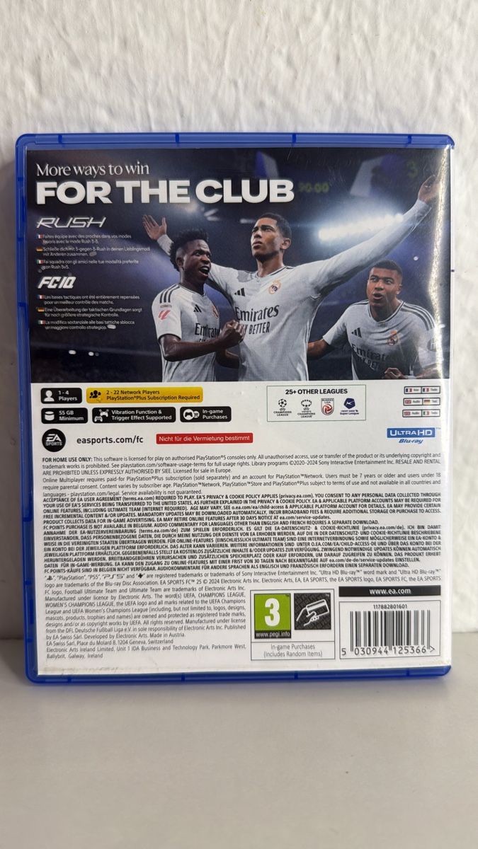 PS5 Game: EA Sports FC 25 - Like New - Great Graphics! (Gebraucht) in ...
