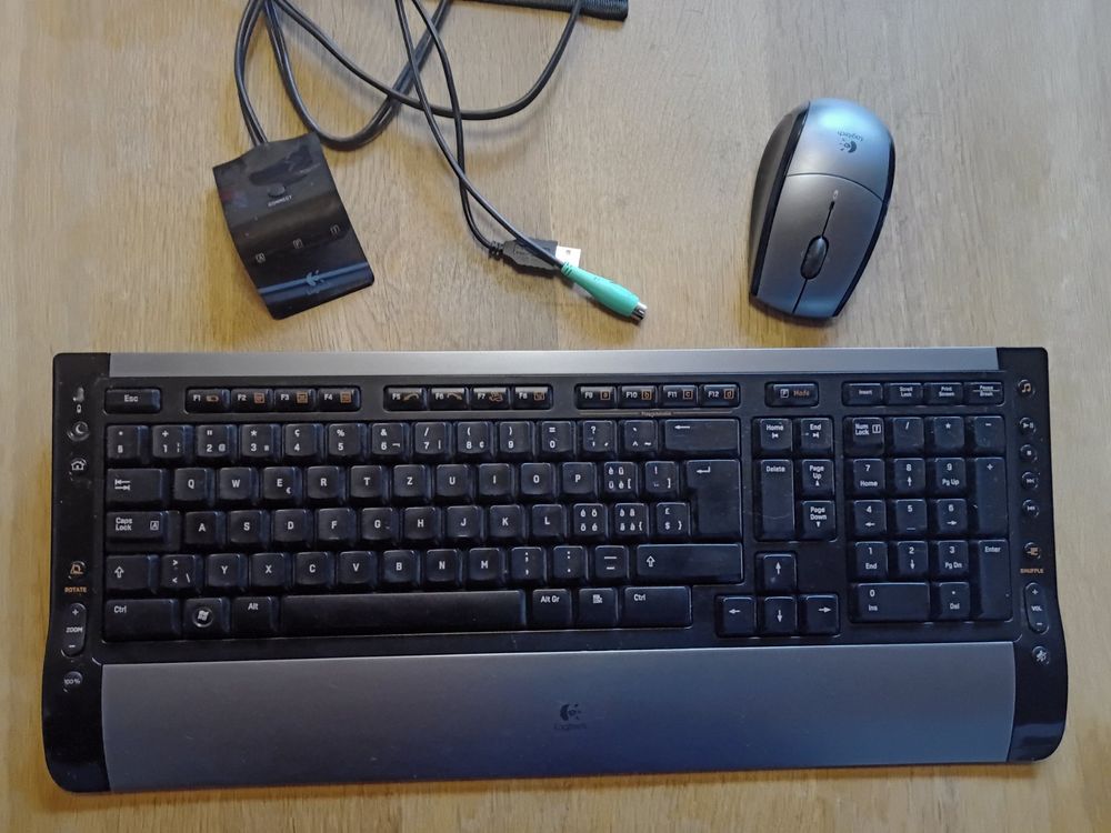 Logitech Cordless Desktop S510 Wireless Keyboard, Mouse (Gebraucht) in ...