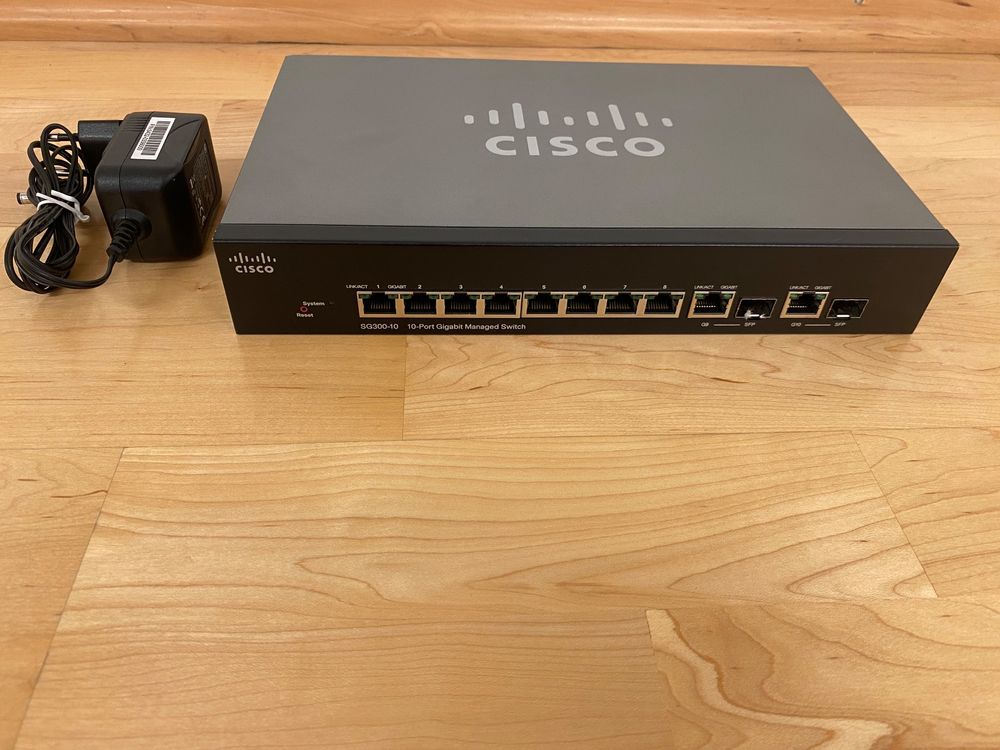 Cisco SG300-10 10-Port Gigabit Managed Switch | Kaufen auf Ricardo