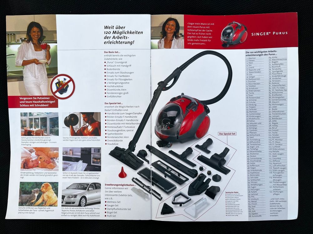 Singer Purus Dampfsauger | Kaufen auf Ricardo