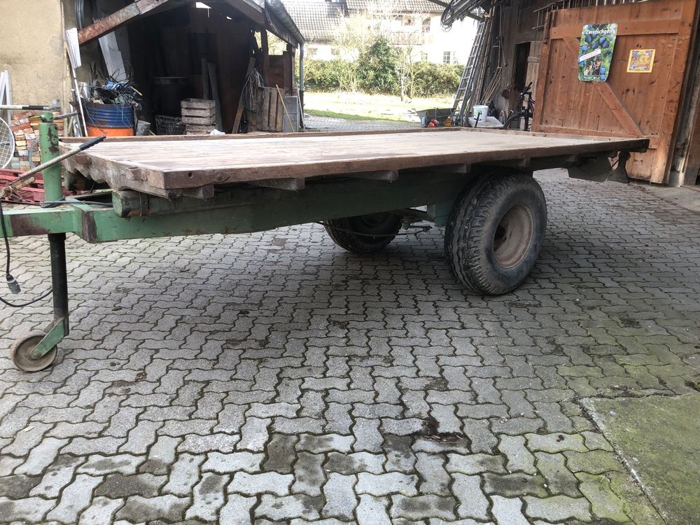 Einachs Anhänger, Bruggwagen, Traktoranhänger, Brückenwagen (Gebraucht) in Watt für CHF 50 – nur ...