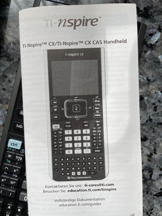 TI-nspire CX CAS Grafiktaschenrechner | Kaufen auf Ricardo