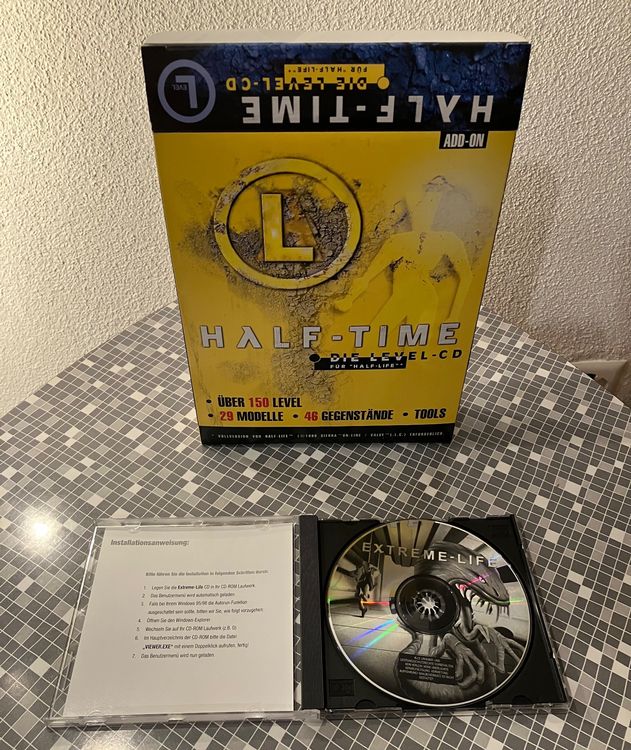 Half-Time: Level CD zu Half Life - PC Big Box (1998) - Rar! | Kaufen ...