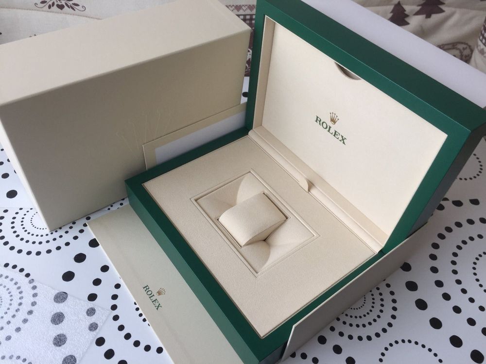 ROLEX ORIG. BIG MODELE XL BOX ECRIN NEW ! (Neu (gemäss Beschreibung ...