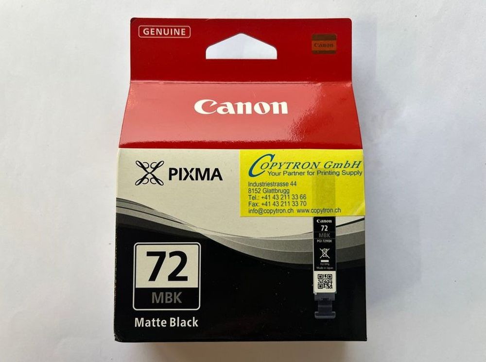 Canon PIXMA PRO-10, PIXUS PRO-10 Matte Black Ink, PGI-72MBK (Neu und ...