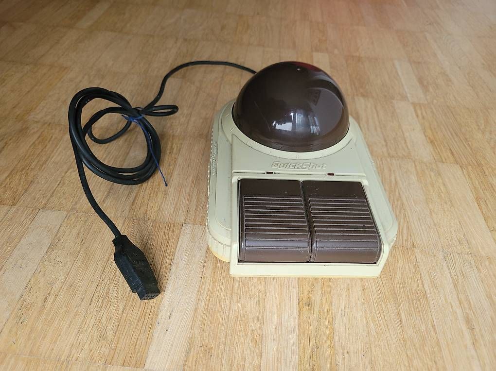 SVI Quickshot IX Joystick Ball Retro Amiga CPC C64 Retro 80s (Gebraucht ...