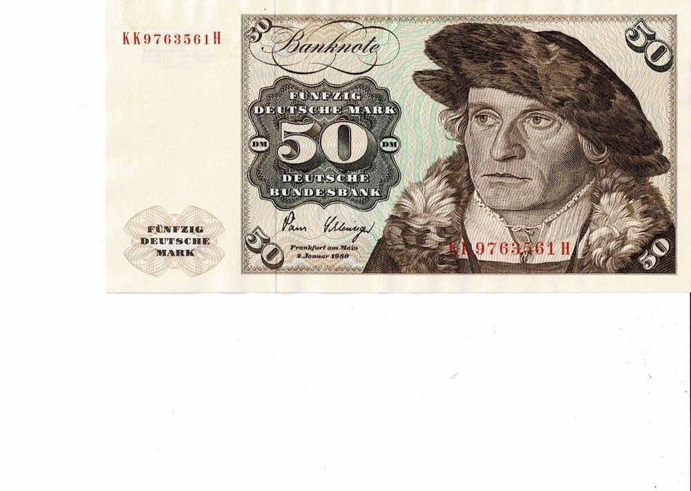 Germany noten 50 mark 1980 pressed (Gebraucht) in Leibstadt für CHF 35 ...