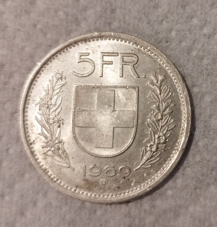 5 Franken 1969 | Kaufen auf Ricardo