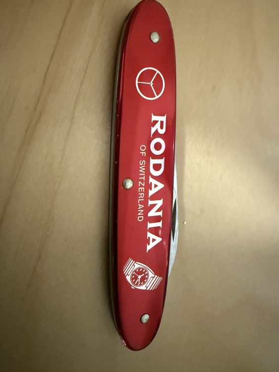 Coltello Rodania Svizzero Rosso Vintage da collezione! (54) (Usato) a ...