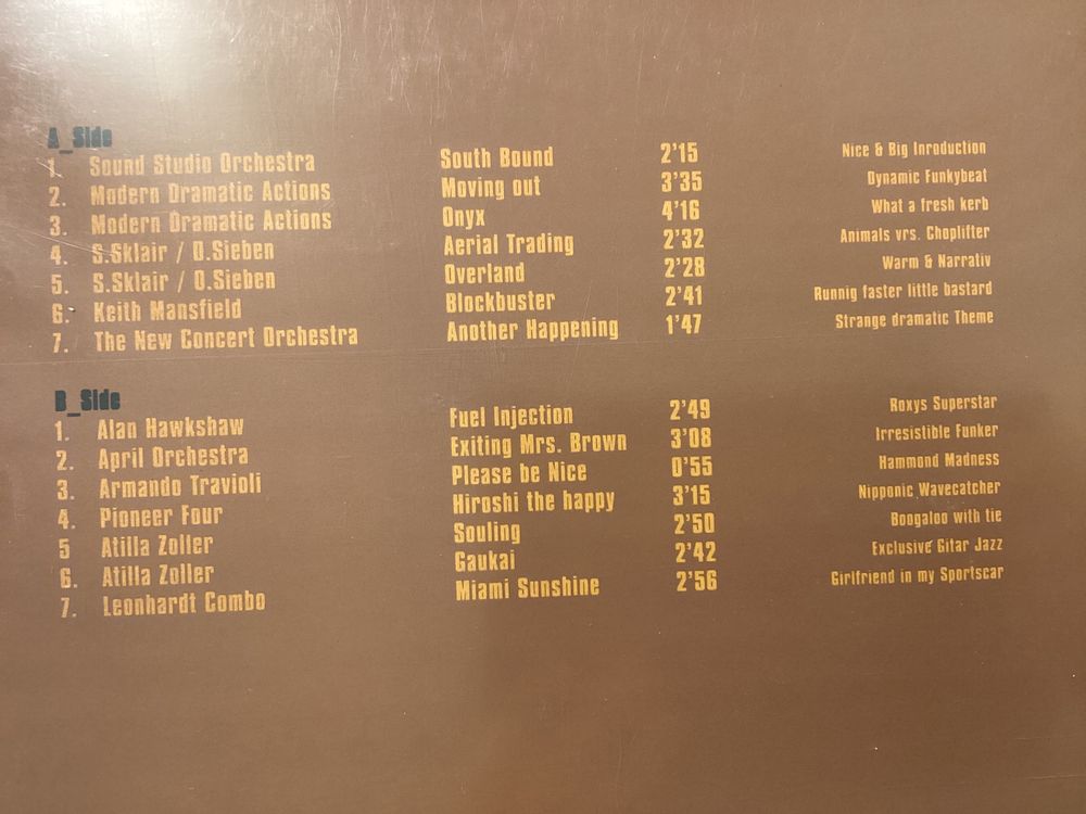 Sound Box LP - Musique Pour Les Filmes (VG+) (Gebraucht) in Gutenswil ...