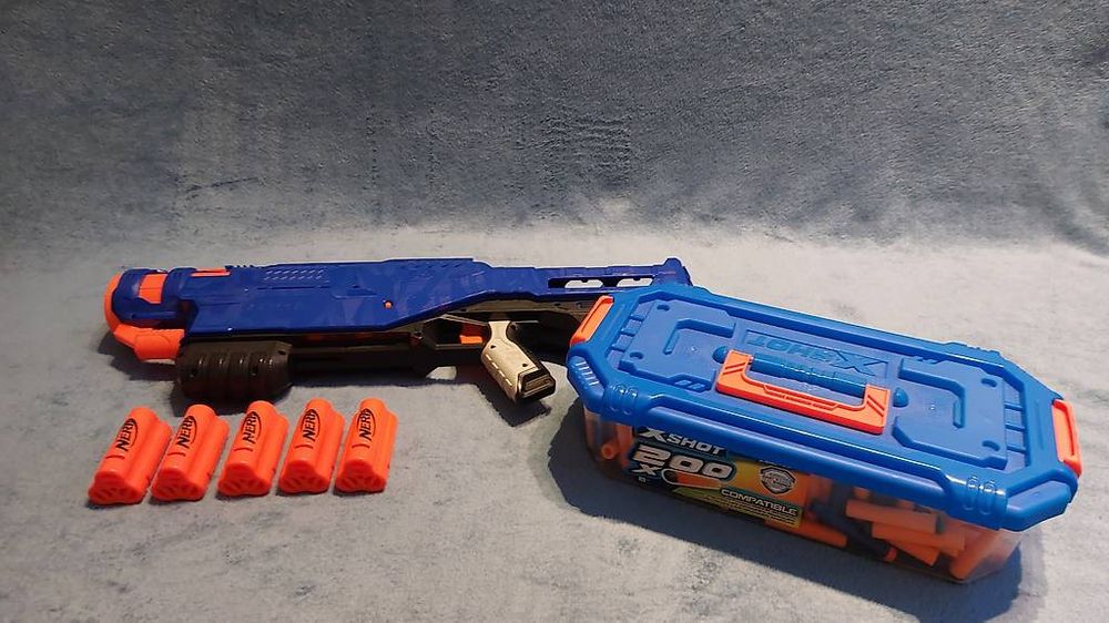 Nerf Elite Triology (Gebraucht) in rain für CHF 28 – nur Abholung auf Ricardo kaufen
