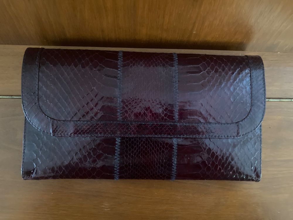 Vintage Clutch Tasche Schlangen Leder (Neu (gemäss Beschreibung)) in Baden für CHF 25 – mit ...