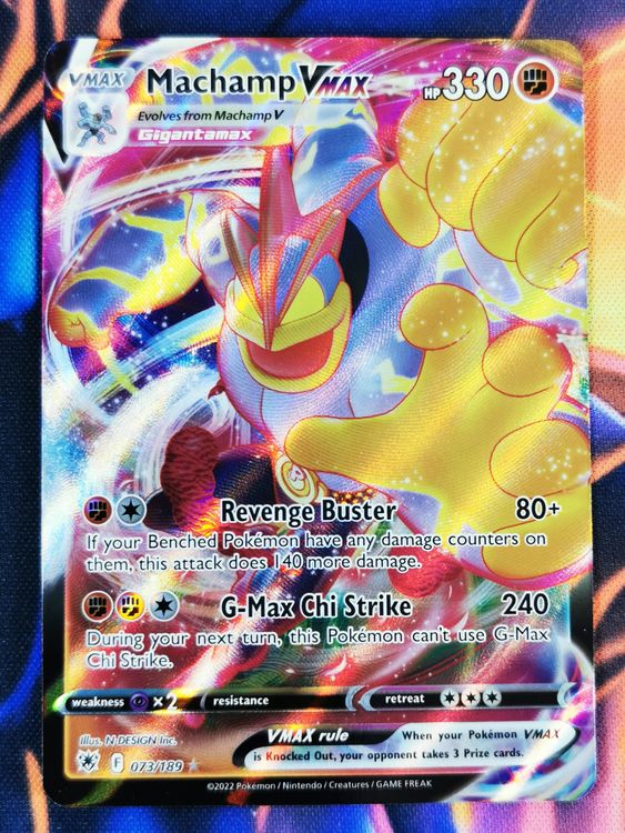 Pokemon Machamp Vmax 073/189 Ultra Rare Astral Radiance EN (Neu (gemäss ...