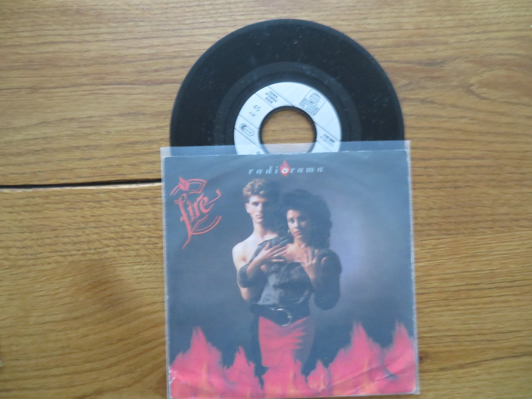 Radiorama - Fire, Single Schallplatte, Top Zustand! 🔥🎶 (Neu (gemäss ...