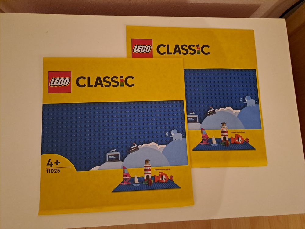 LEGO Classic 11025 Bauplatte blau NEU / OVP 2er Set | Kaufen auf Ricardo