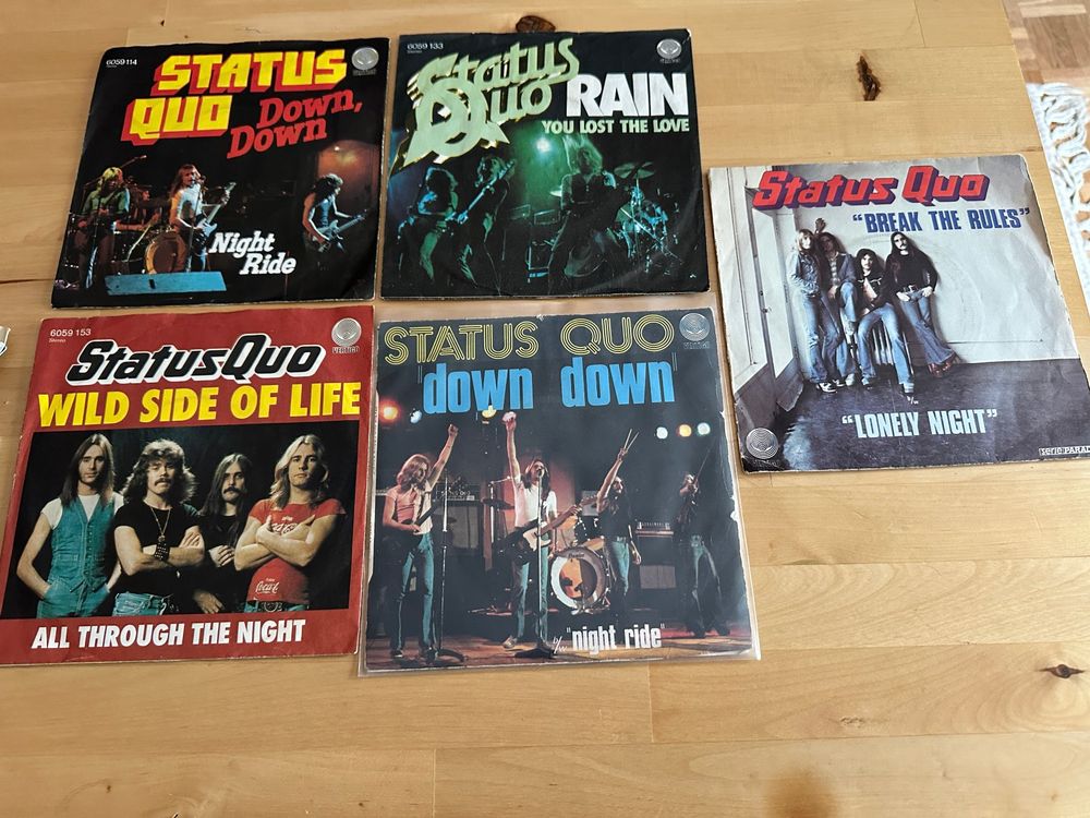 STATUS QUO tolles Single Packet 2 Kult Charts Rock Hits | Kaufen auf ...