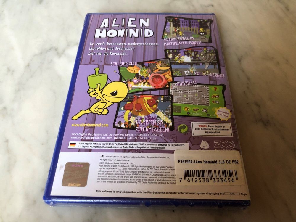 ALIEN HOMINID SPIEL FÜR PS2 (Gebraucht) in hägendorf für CHF 35 – mit ...