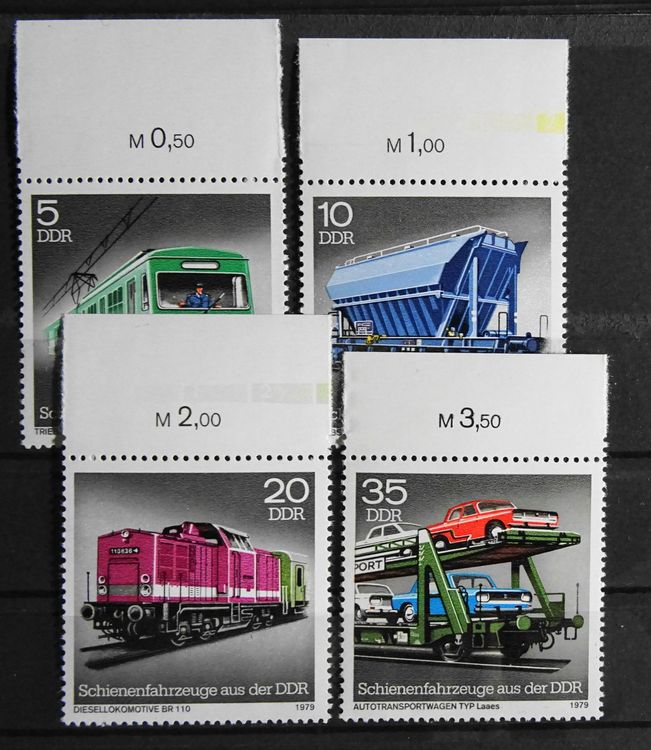 DDR 1979, Serie **postfrisch (Neu und originalverpackt) in Haslen GL für CHF 0.4 – mit Lieferung ...