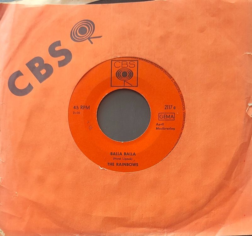 Vinyl Single Rainbows - Balla Balla (Oh baby balla balla...) (Gebraucht ...