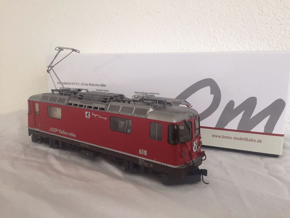 Bemo 0m Ge 4/4 II Bergün, DCC digital | Kaufen auf Ricardo