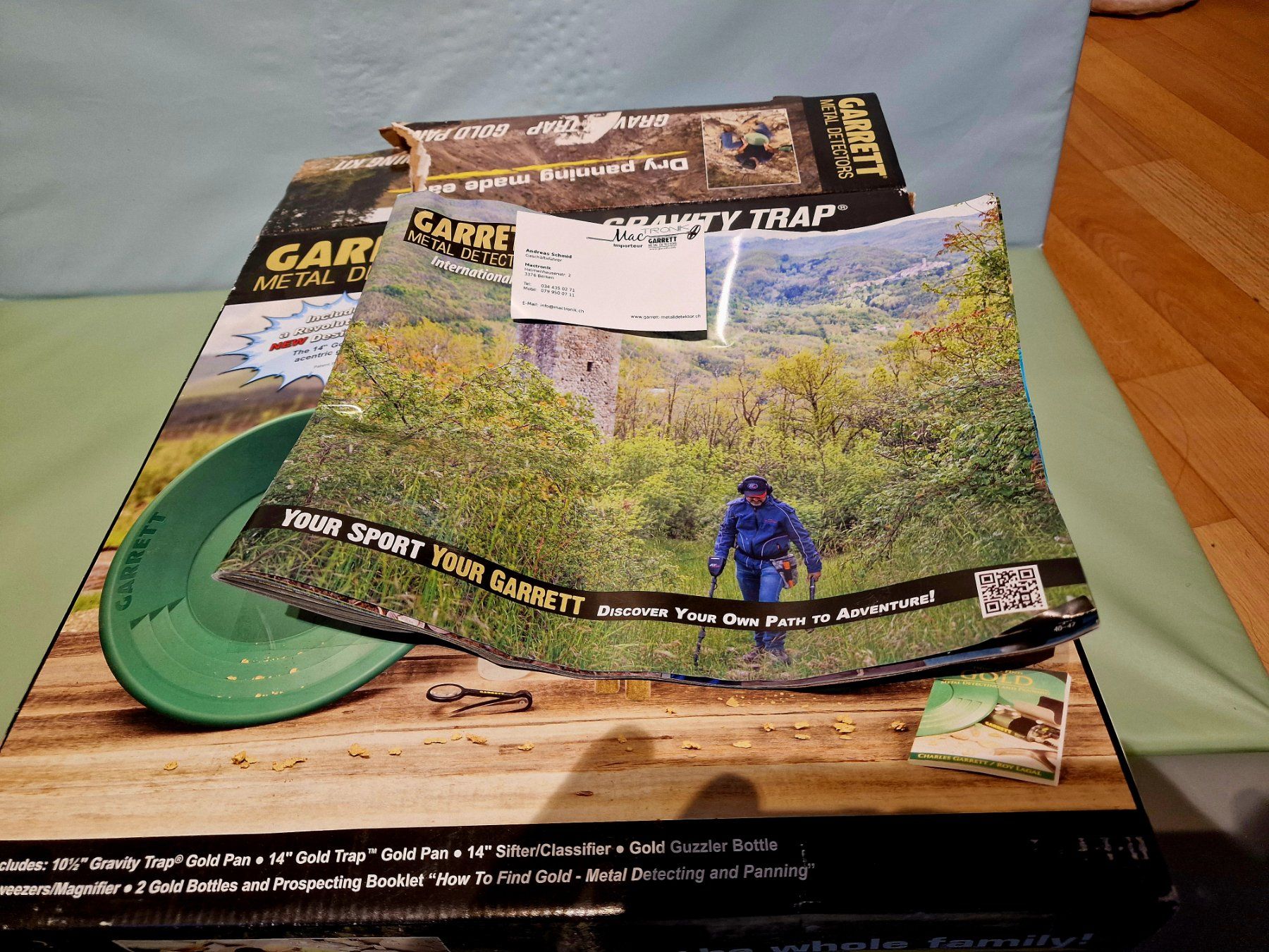 "Goldwasch - Set 1 - mit Napfschleuse Mini" und Garrett Gold (Gebraucht ...