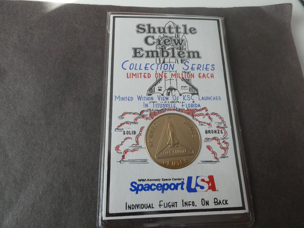USA - Medaille Kennedy Space, Shuttle Crew Emblem | Kaufen auf Ricardo