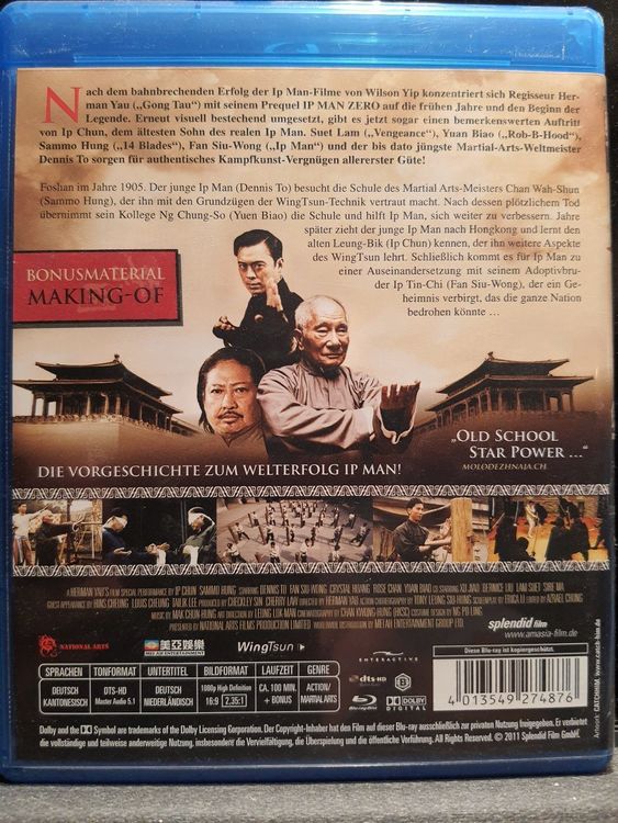 IP MAN ZERO - Der Beginn einer Legende (Gebraucht) in Sargans für CHF 2 ...