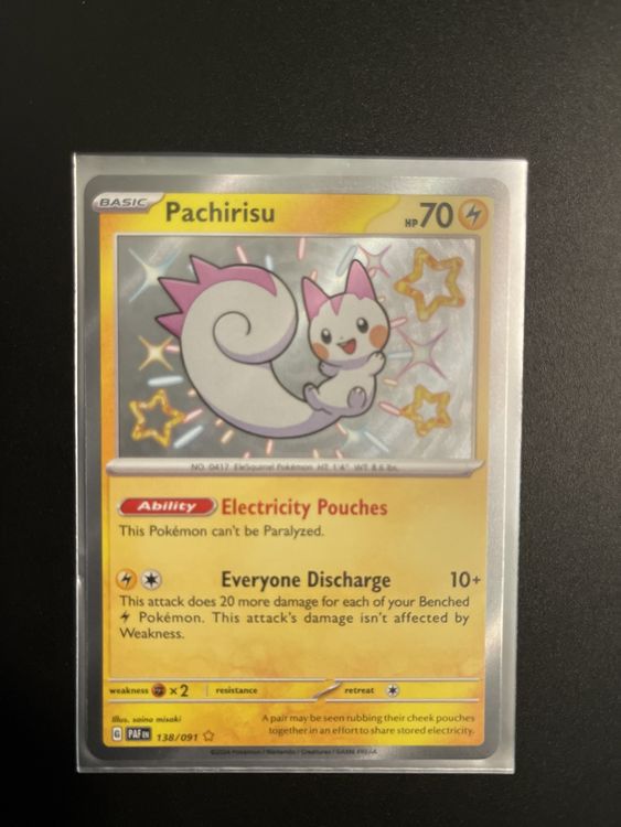 Pachirisu baby shiny Paldean Fates EN | Kaufen auf Ricardo