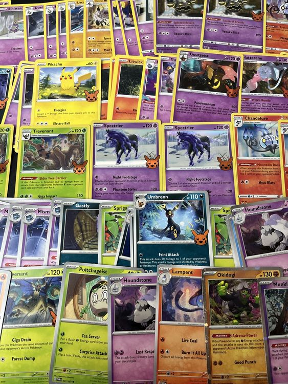 Batch of 100 Pokémon Cards Trick or Trade English Only (Neu (gemäss ...