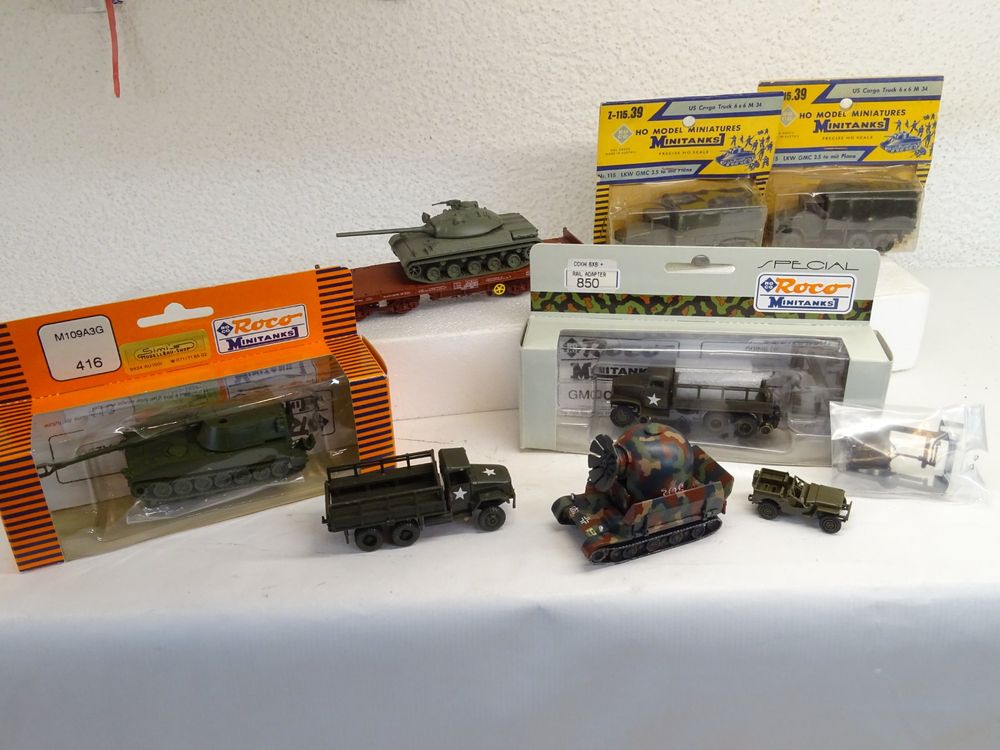 Roco Minitanks, Panzer, Lastwagen, Jeep und Zubehör, H0,1:87 (Neu und ...
