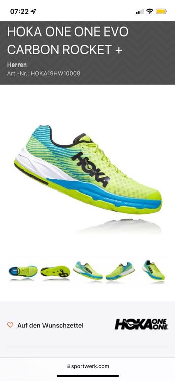 HOKA ONE ONE EVO CARBON ROCKET + | Kaufen auf Ricardo