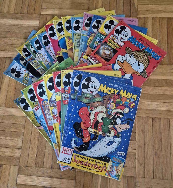 Micky Maus Hefte aus diversen Jahren (Gebraucht) in Russikon für CHF 50 – mit Lieferung auf ...