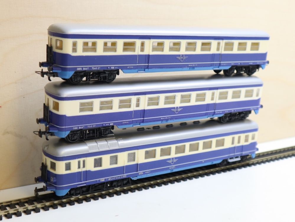 Kleinbahn ÖBB Triebzug Set "Blauer Blitz" - H0 (Gebraucht) in ...