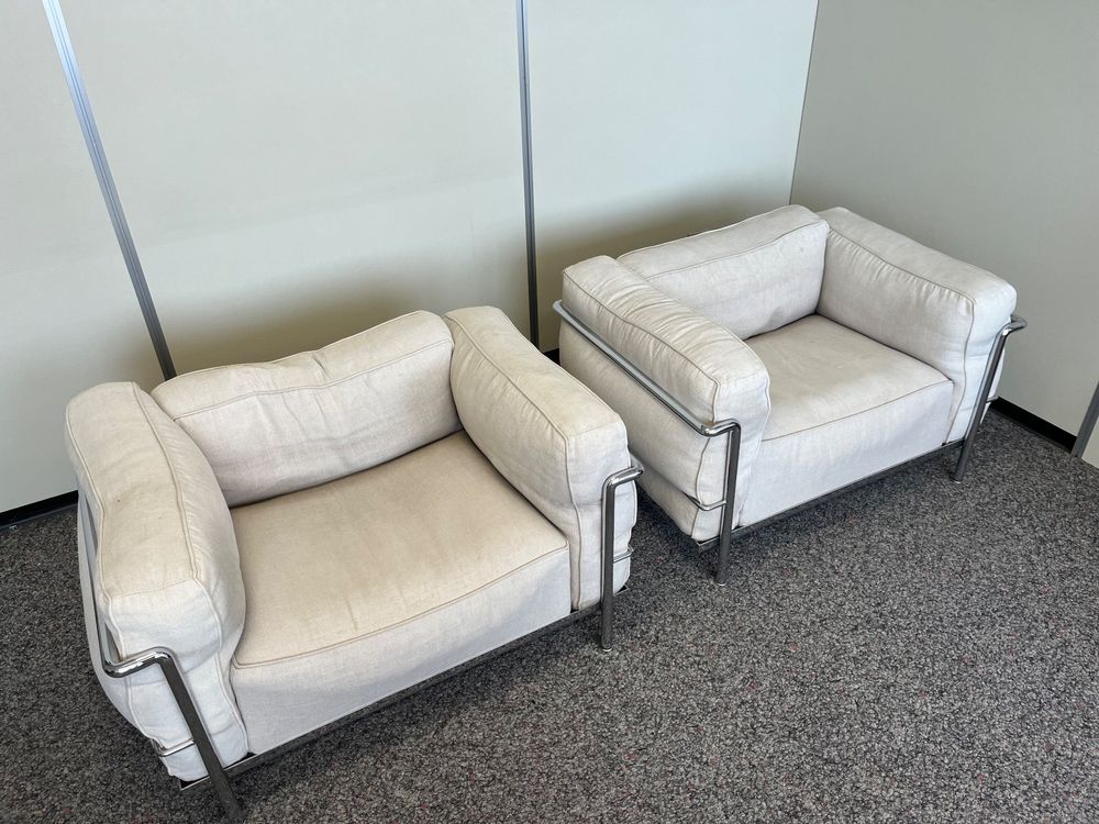 Original Le Corbusier Cassina LC3 2xSessel (Gebraucht) in Täuffelen für CHF 2500 – nur Abholung ...