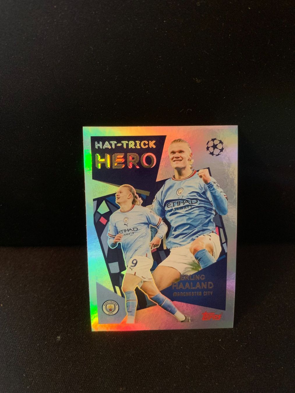 Topps CL Sticker 25/26 Hattrick Hero Erling Haaland Nr. 39 (Neu (gemäss ...