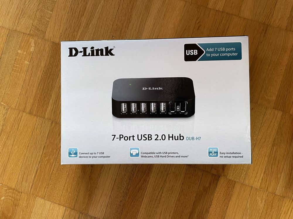 D-Link USB-Hub. Ungeöffnete Originalverpackung (Neu und originalverpackt) in Davos Monstein für ...