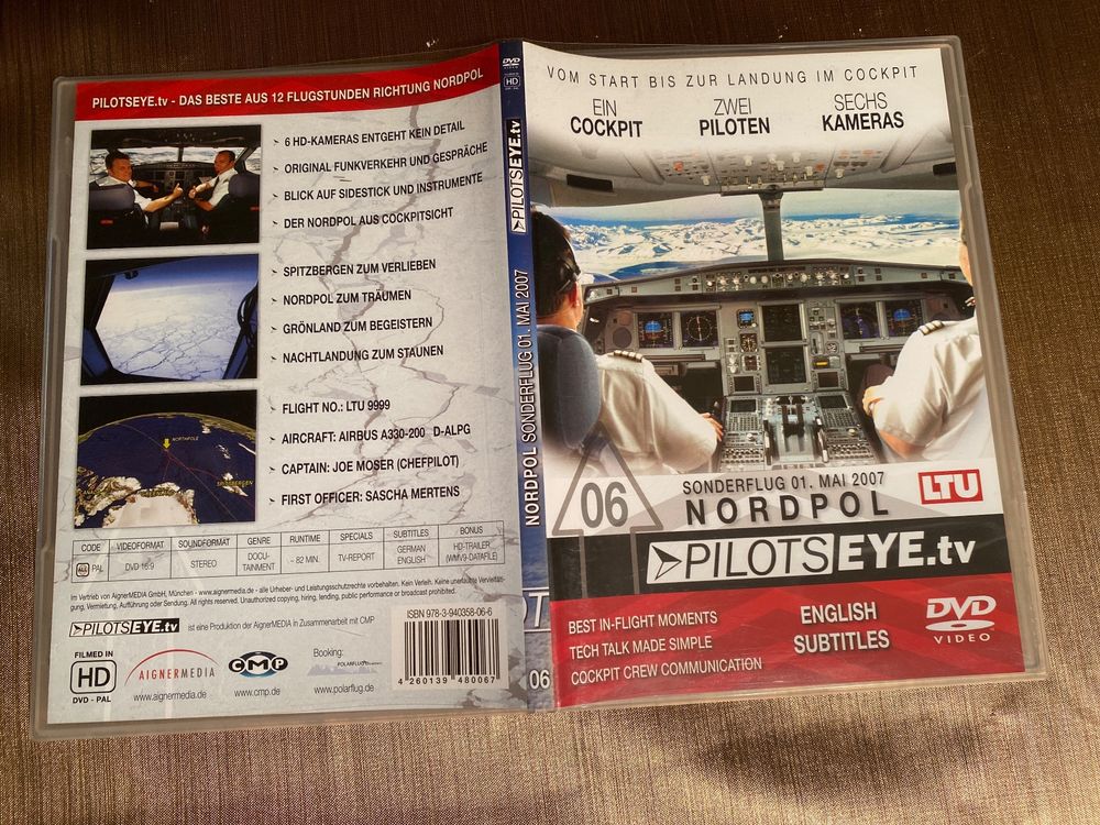 PilotsEYE.tv Nordpol - Sonderflug - DVD: Nordpol - (Gebraucht) in Teufenthal AG für CHF 7.9 ...