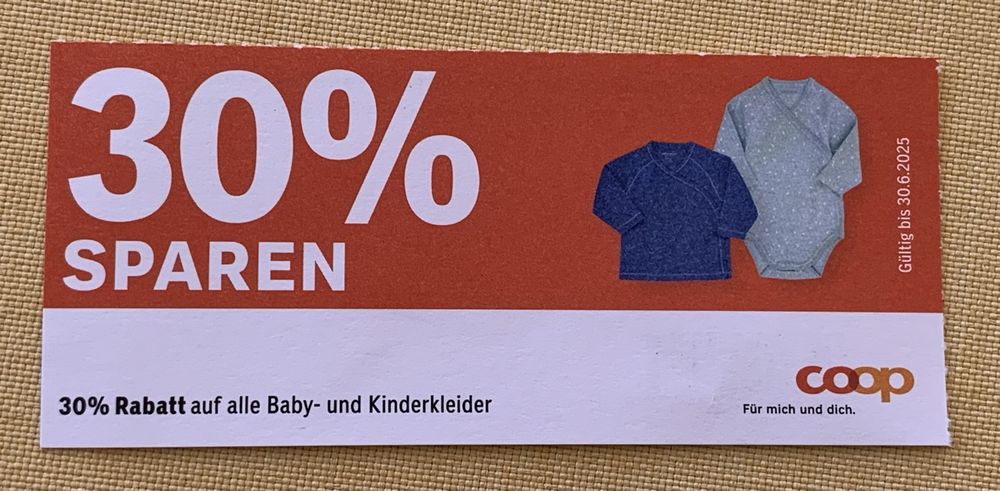 Coop 30% Rabatt Baby und Kinder Kleider | Kaufen auf Ricardo