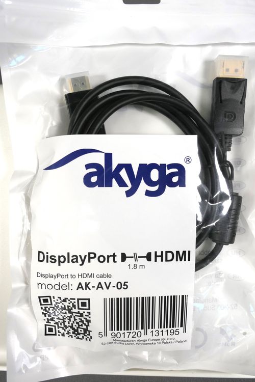 Akyga Videokabel-Adapter HDMI AK-AV-05 (Neu und originalverpackt) in Münchenstein für CHF 1 ...
